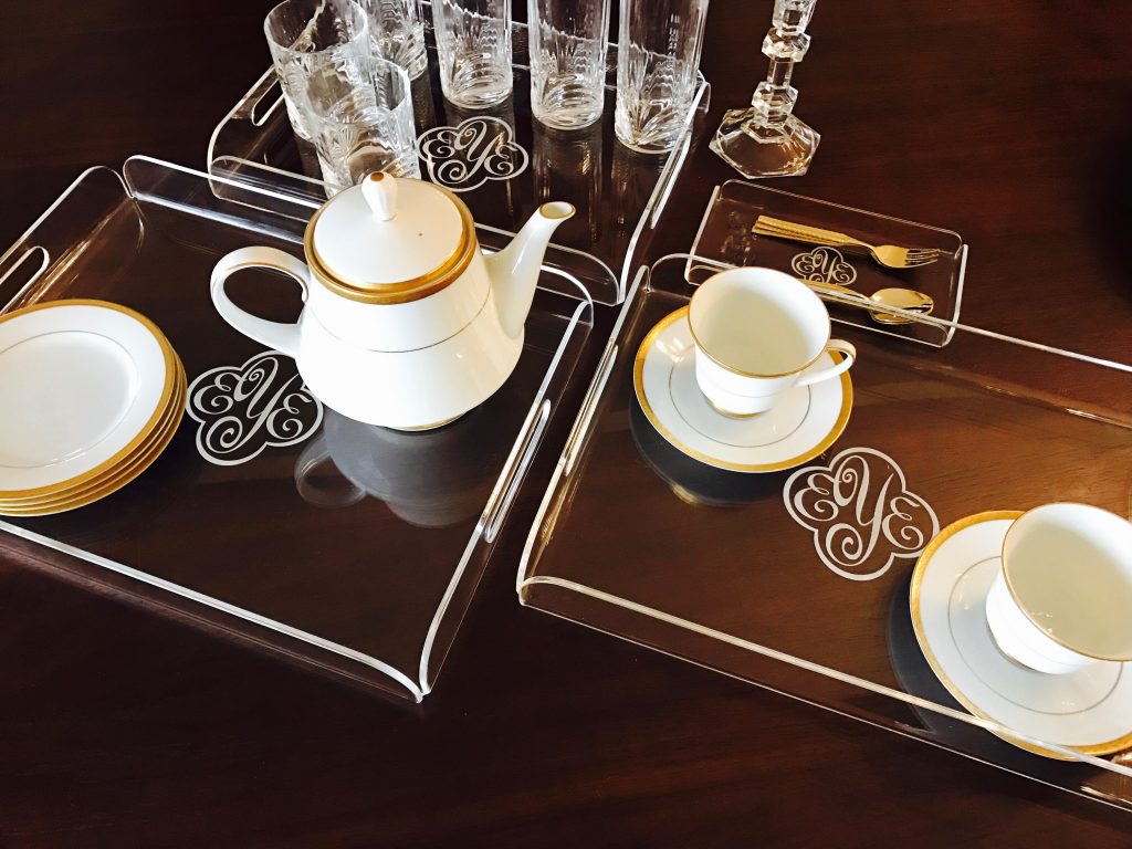 Engraved Trio Trays – Customized Chic