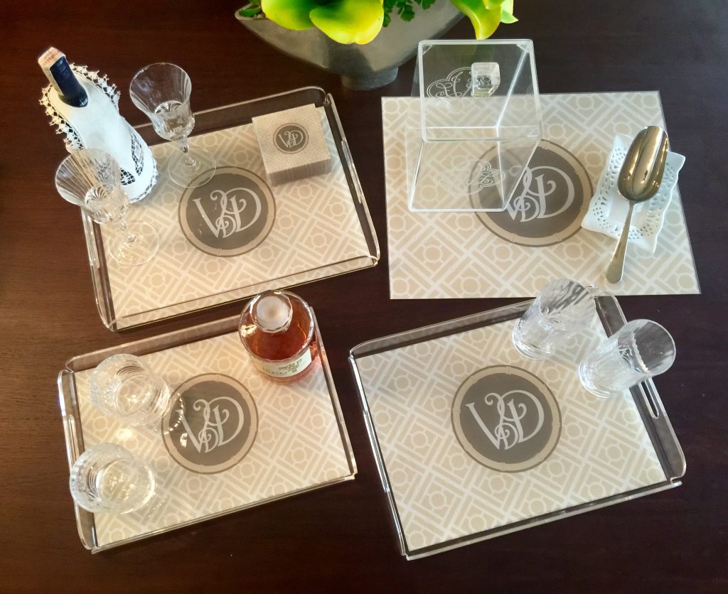 Printed Trio Trays – Customized Chic