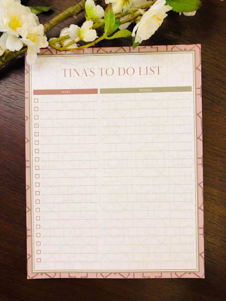 To Do Pad (Large) – Customized Chic