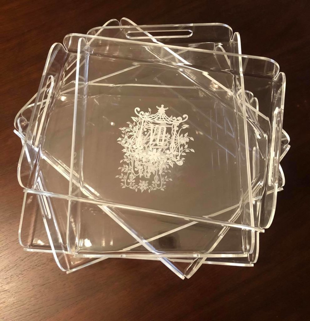 Engraved Quintet Trays - Customized Chic